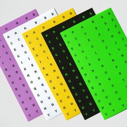 8-Bit ABC 스티커 - SSG.COM