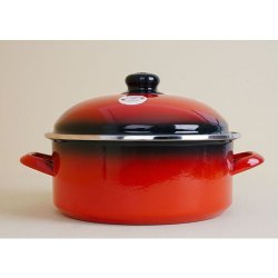 ELO빨강법랑 쿡포트낮은형24cm(인덕션가능) - SSG.COM