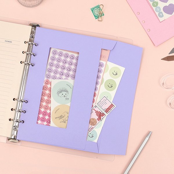 6공 창문봉투 A5 (핑크 라벤더) - SSG.COM