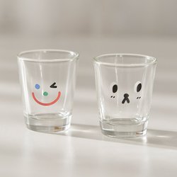 찡긋 표정 소주잔 2P SET - SSG.COM