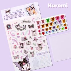 산리오캐릭터즈 탑꾸 스티커세트-쿠로미(12EA) - SSG.COM