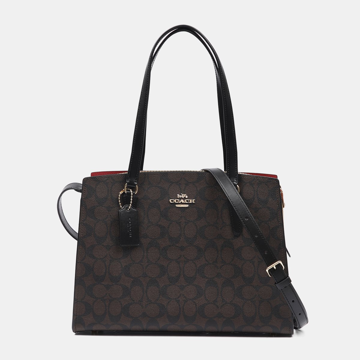 코치 여성용 테이텀 캐리올 숄더백 브라운블랙 C4075 IMAA8 - SSG.COM