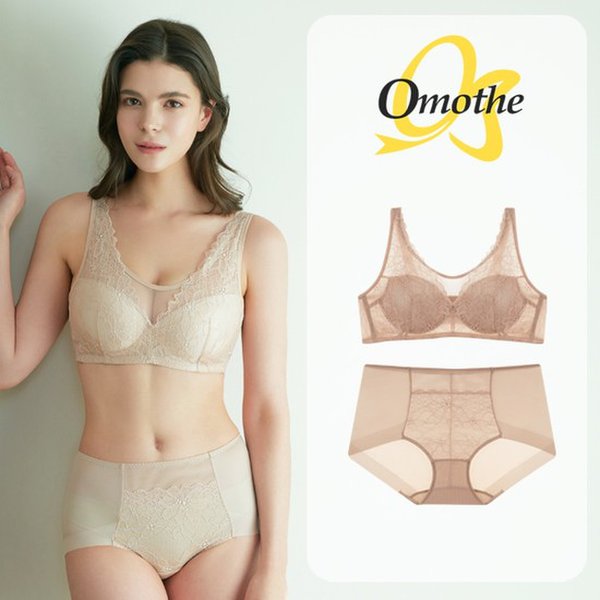 [하프클럽/오모떼]오모떼 풀커버 랩핑 브라팬티OMLPBR01_2S 2종/베이지 - SSG.COM