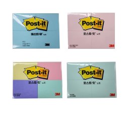 3M 포스트 잇 노트 (653) 3976 51mmX38mm 4개 400매 - SSG.COM