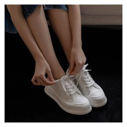 진주 뮬 화이트 스니커즈 4.5CM - SSG.COM