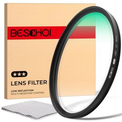 Beschoi 72mm HD 30 UV 렌즈 필터 광학 유리 층 나노 코팅 높은 투과율 방수 방오 상처 방지 - SSG.COM