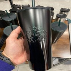 스타벅스 2021 홀리데이 블랙무광 콜드컵 텀블러710ml - SSG.COM