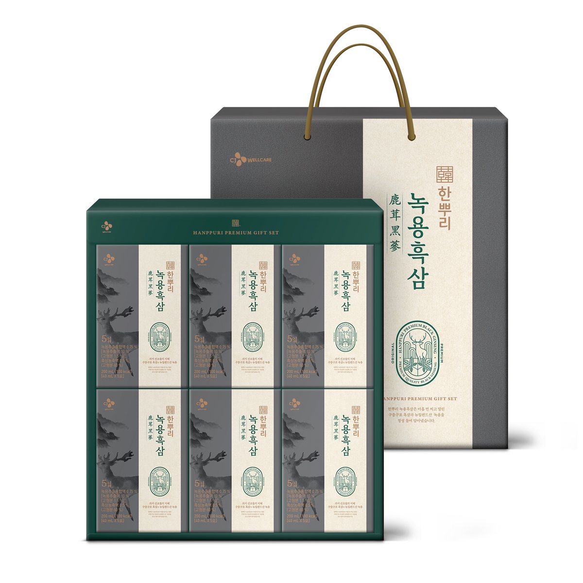 [24/1/23 이후 순차출고] CJ 한뿌리 녹용흑삼 40ml X 30포 - SSG.COM