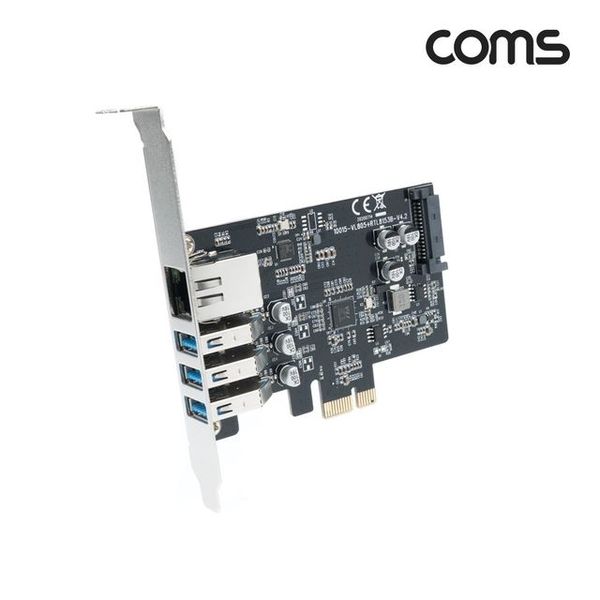 Coms PCIe 카드 USB 랜 3.0 3포트 5Gbps RJ45 1포트 - SSG.COM