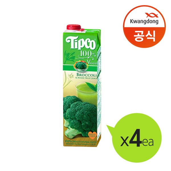 [광동] 팁코 브로콜리 1L x4개 - SSG.COM