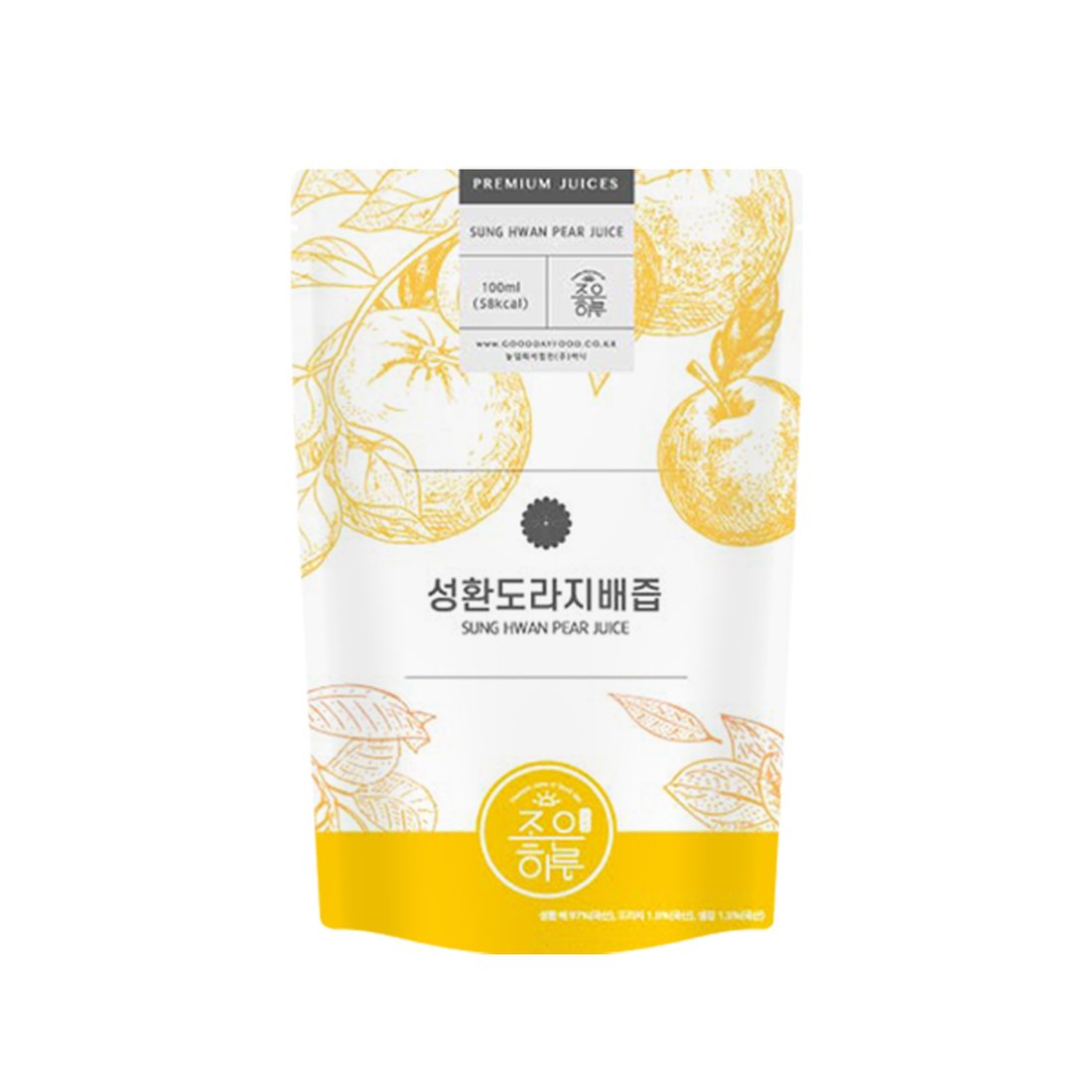 좋은하루식품 물 한방울도 넣지 않은 100% NFC 착즙 도라지배즙 80ml X 30포, 믿고 사는 즐거움 SSG.COM