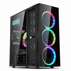 컴퓨터 PC 본체 케이스 앱코 NCORE 소울 풀 아크릴 스펙트럼 RGB - SSG.COM