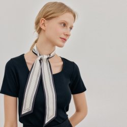 LINE TWILLY SCARF_BLACK - SSG.COM