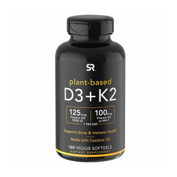 Sports Research 비타민D3+비타민K2(160소프트젤) - SSG.COM
