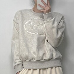 포근 데일리 레터링 닉 맨투맨 2col (14923428) - SSG.COM