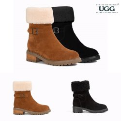 호주어그 24FW 오즈웨어 바이올렛 앵클 지퍼 부츠 OB752 - SSG.COM