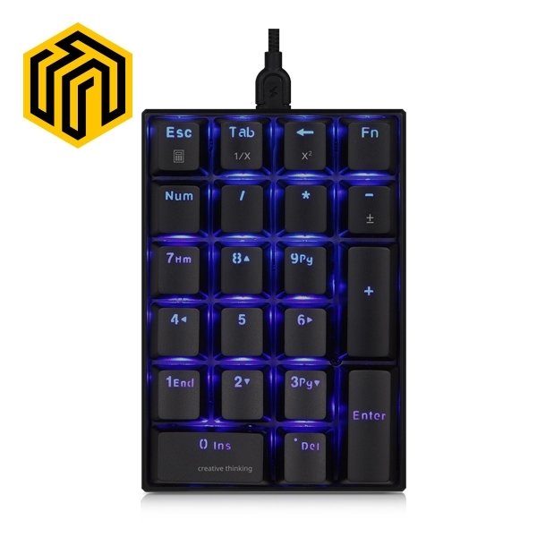씽크웨이 CROAD K10 LED 기계식 숫자 키패드 (갈축) - SSG.COM