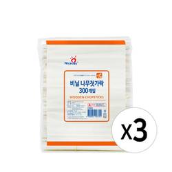 나이스데이 비닐나무젓가락300P x 3개 - SSG.COM