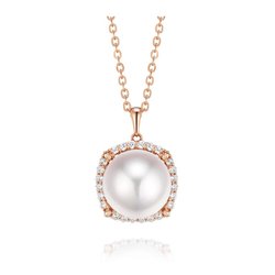 프로메 FNF3-C-0056(PG) 14K 남양진주 10MM 목걸이-242100039 - SSG.COM