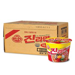 [오뚜기] 진라면 매운맛 컵라면 110g X 12개 (1BOX/실온보관) - SSG.COM