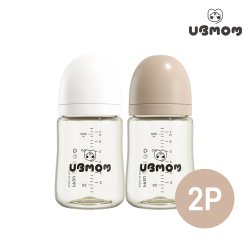 유비맘 NEW PPSU 노꼭지 젖병 200ml 1+1 - SSG.COM