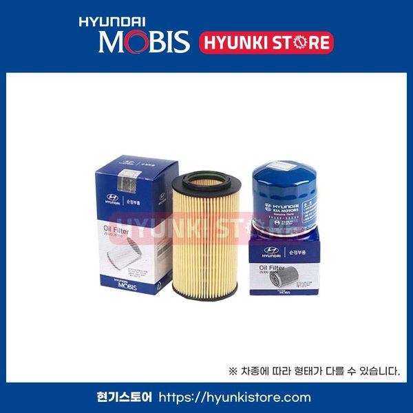 현대모비스 G80 RG3 2.2디젤 순정 엔진오일 필터 (263202R000) - SSG.COM