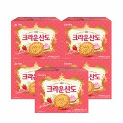 크라운 크라운산도 딸기 161g 5개 - SSG.COM