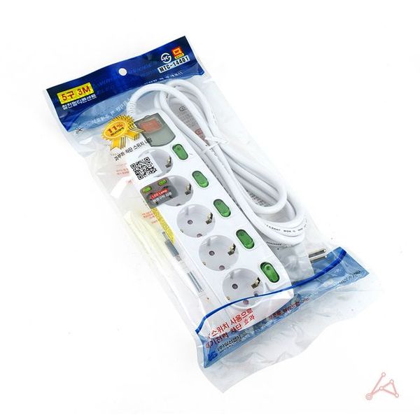 CH 절전코드 비교환형 멀티콘센트 5구 3M - SSG.COM