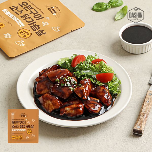 [다신샵] 쫄깃쫄깃! 닭신 오븐구이 소스 닭가슴살 숯불데리야끼맛 30팩 - SSG.COM