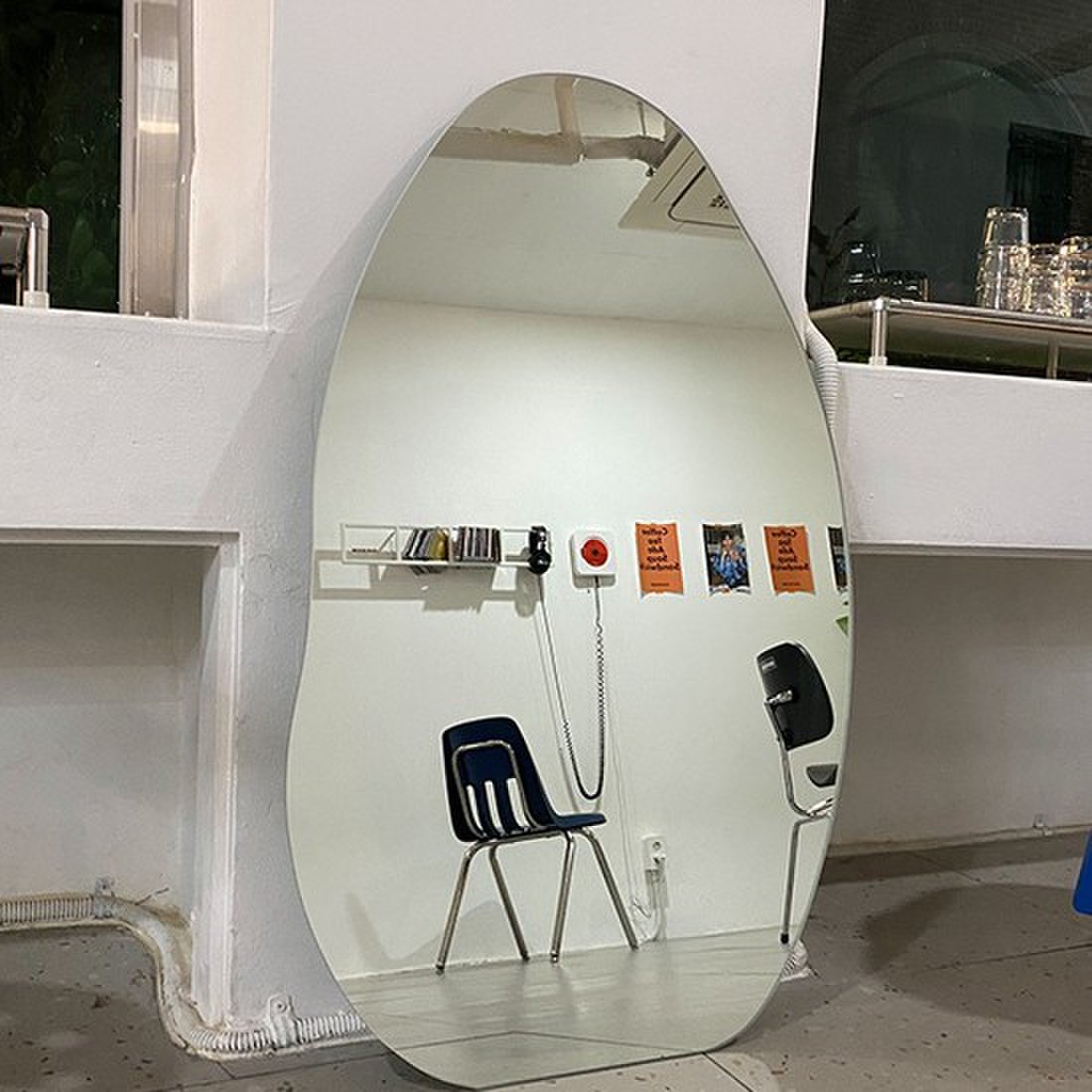 웨이브미러 곡선 인테리어 거울 S 4type , 믿고 사는 즐거움 SSG.COM