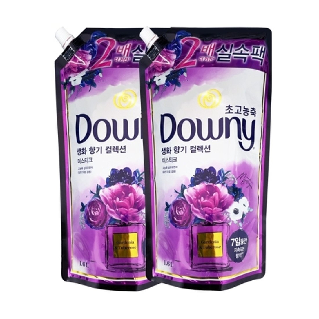 다우니 섬유유연제 생화향기 미스티크 리필 1.6L x2, 믿고 사는 즐거움 SSG.COM