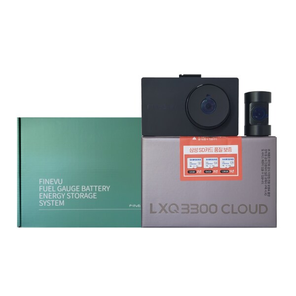블랙박스 보조배터리 패키지 파인뷰 LXQ3300 CLOUD 128G 파인파워1000 - SSG.COM