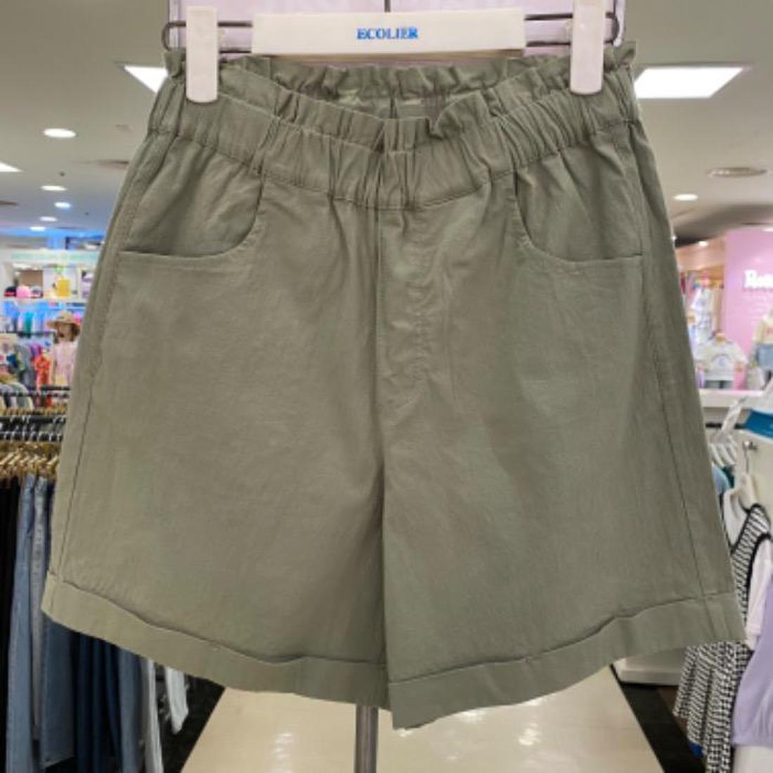 에꼴리에 NC02 4부 하이밴딩 카브라 면바지 23B3266 (S10291935), 믿고 사는 즐거움 SSG.COM