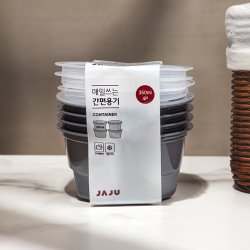 매일 쓰는 간편 용기_원형350ml_4P - 이마트몰