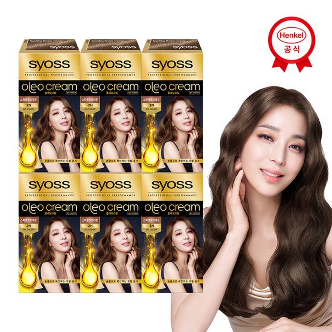 사이오스 새치염색약 올레오 2N 스파클링브라운 x6개, 믿고 사는 즐거움 SSG.COM