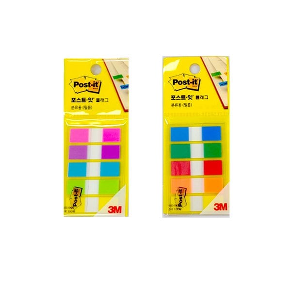 3M 포스트잇 플래그 분류용 필름(638-5KP) 1668 - SSG.COM