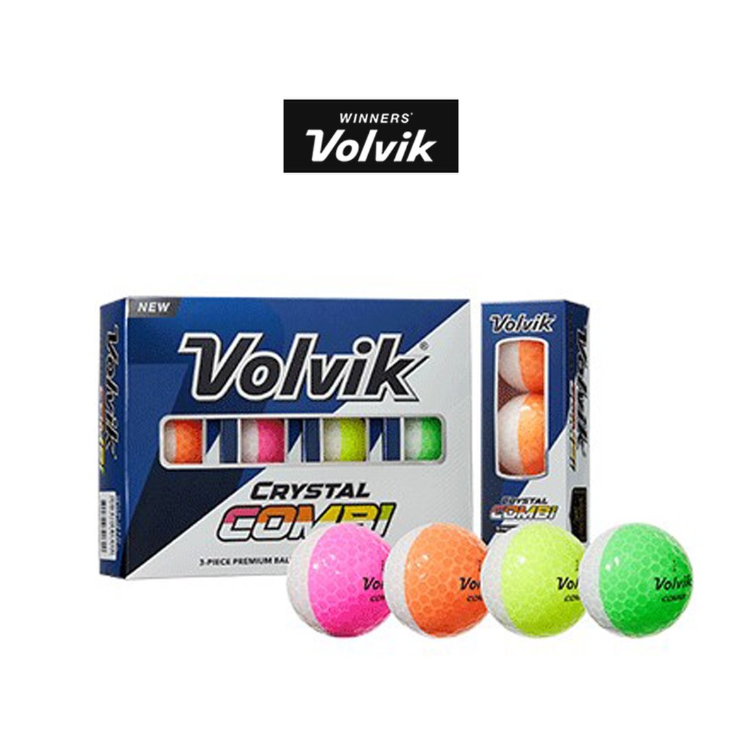 골프공 Volvik 볼빅 크리스탈 콤비 CRYSTAL COMBI 골프공 3피스 반반 컬러볼 TA2986777, 믿고 사는 즐거움 ...