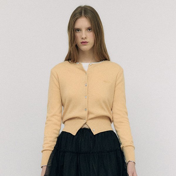 BASIC ROUND CARDIGAN YELLOW - SSG.COM