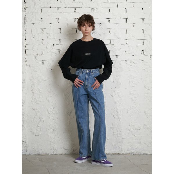 ELLON PINTUCK WIDE PT_MEDIUM INDIGO - SSG.COM