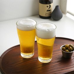 럭키글라스 엠파이어 맥주 쥬스유리컵 385ml - SSG.COM