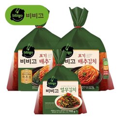 [CJ] 비비고 포기배추김치 3.3KG 2개 + 열무김치 900G - SSG.COM