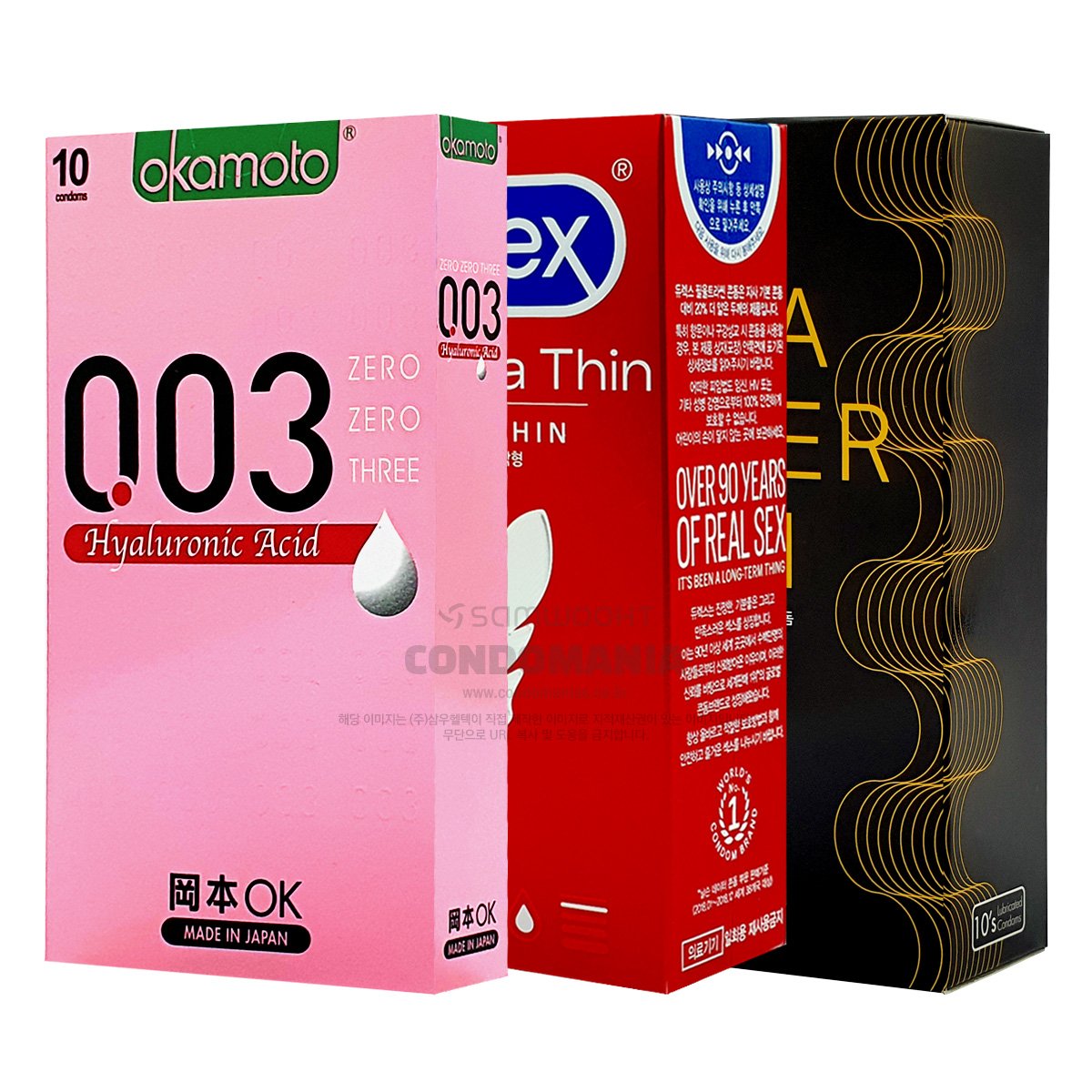 프리미엄 초박형 3종세트 총30P 콘돔 - SSG.COM