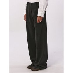 RAW CUTTING WIDE TROUSER (D.GREY) - SSG.COM
