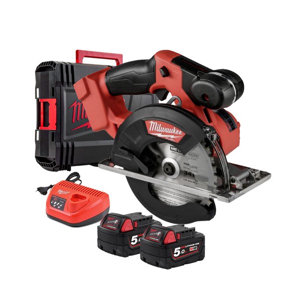 밀워키 M18 FMCS-502X 충전 원형톱 금속용 5Ah 2개 날포함 세트 - SSG.COM