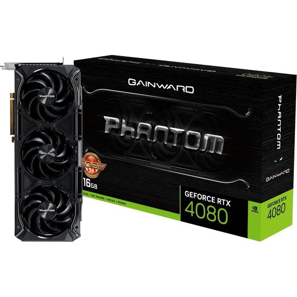 GAINWARD RTX4080 PHANTOM GS 그래픽 보드 NED4080S19T2-1030P-G(GS) VD8332 ...
