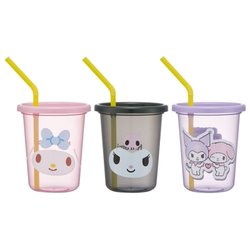 마이멜로디 쿠로미 스트로 텀블러 3P 세트 320ML - SSG.COM