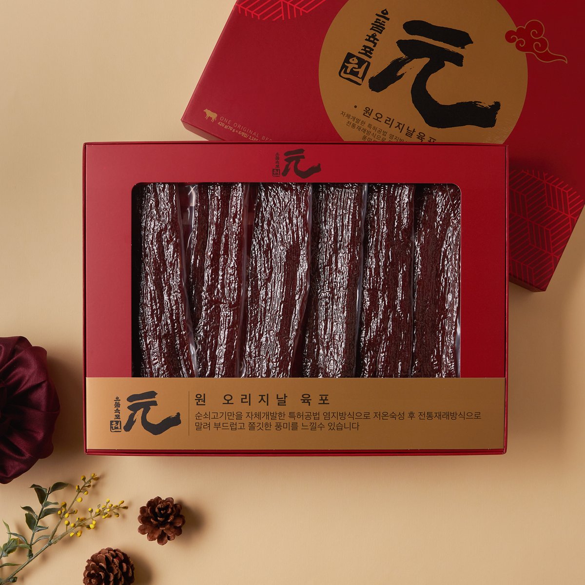 元 오리지널 육포 세트 (420g) (70g*6) - SSG.COM