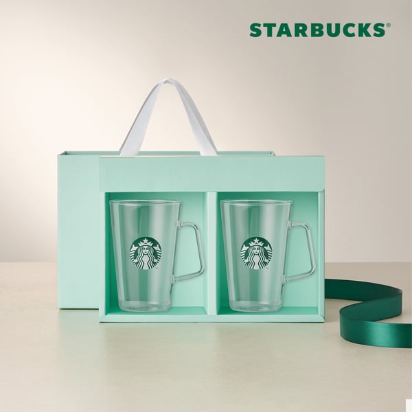 [스타벅스] [설기프트] 스타벅스 사이렌 핸들 글라스 500ml(2P) - SSG.COM