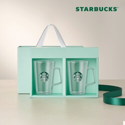 [스타벅스] [설기프트] 스타벅스 사이렌 핸들 글라스 500ml(2P) - SSG.COM