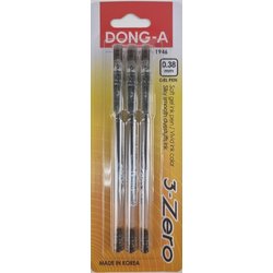 동아 3제로 흑 3본(0.38mm) - SSG.COM